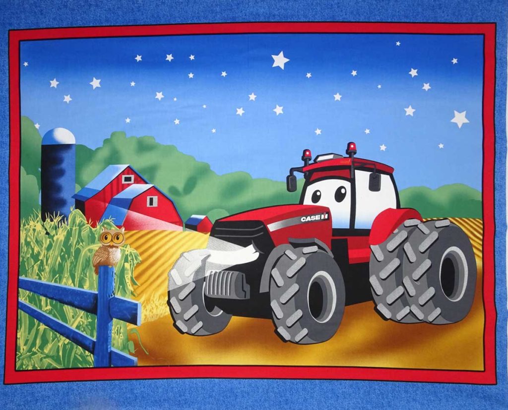 Tractor Panel - Patchwork with Gail B - Patchwork with Gail B