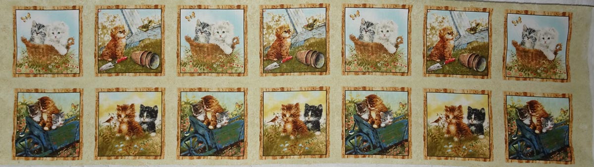 Cats Panel - Patchwork with Gail B - Patchwork with Gail B
