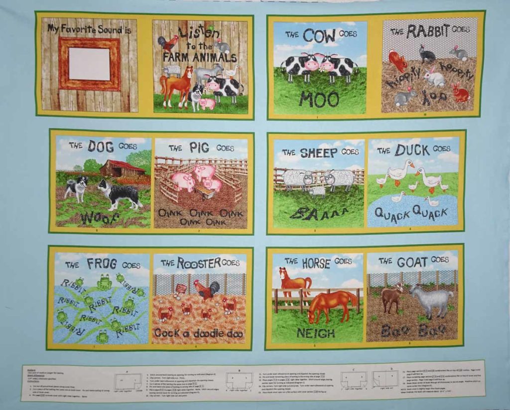 Barnyard Boogie Book Panel - Patchwork with Gail B - Patchwork with Gail B