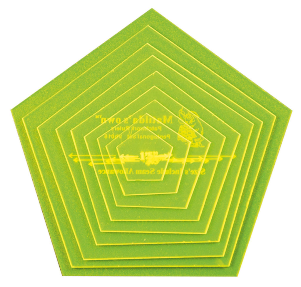 Matilda's Own Small Pentagon Set - Patchwork with Gail B - Patchwork ...