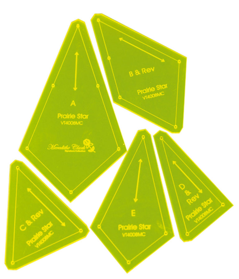 Meredithe Clark Prairie Star Template - Patchwork with Gail B - Patchwork with Gail B