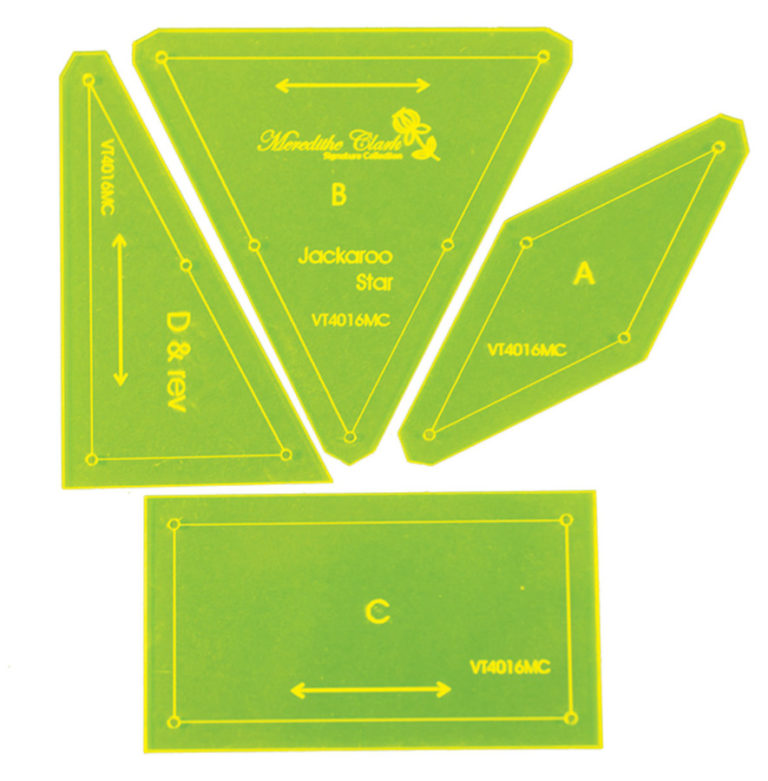 Meredithe Clark Jackaroo Star Template - Patchwork with Gail B - Patchwork with Gail B