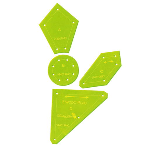 Meredithe Clark Elwood Rose Template - Patchwork with Gail B - Patchwork with Gail B