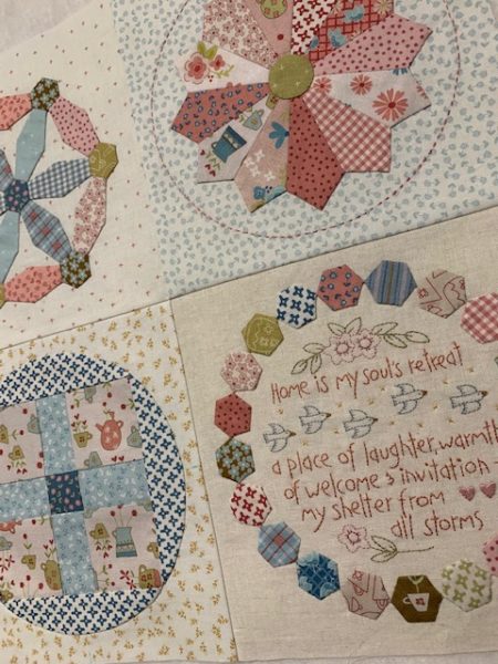 Owl & Hare Hollow Quilt Kit for Homespun Block of the Month 2023 ...