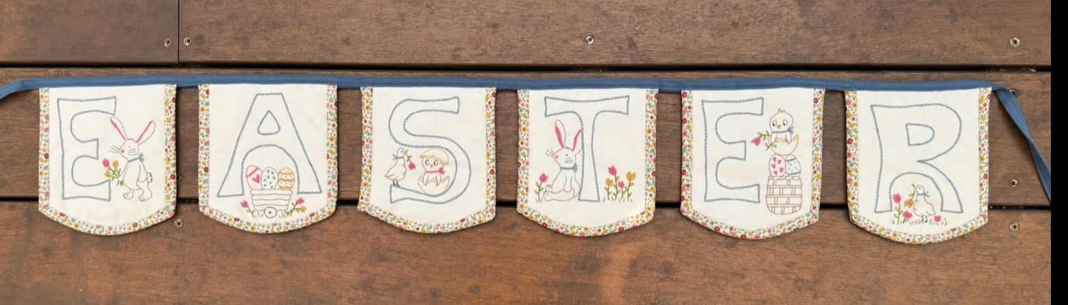 Easter Bunting Pattern - Patchwork with Gail B - Patchwork with Gail B