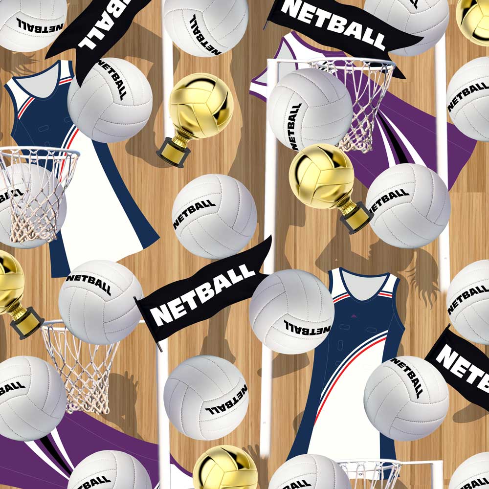Sports 'Netball Match' (4104-C1) - Patchwork with Gail B - Patchwork ...